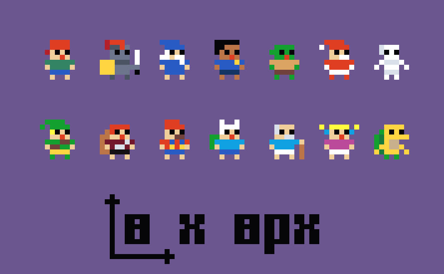 Pixel Art Clipart Hd PNG, Bit Vector Pixel Art Character, 47% OFF