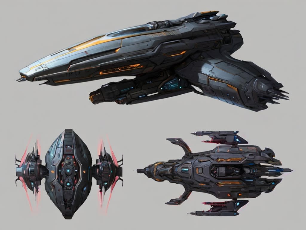 50 Stunning Futuristic Spaceship Designs Concept Art