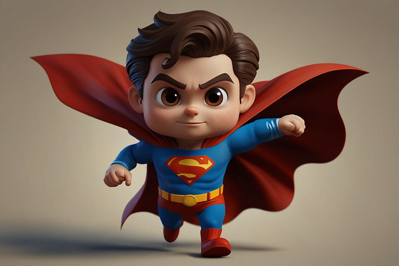 Baby Superman Cartoon