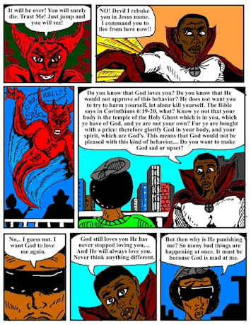 Produce one comic page of your story by Pkscomix