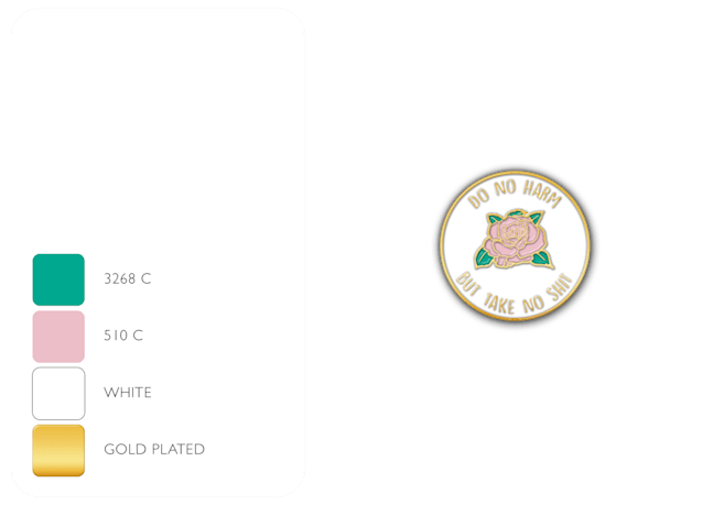 Make a vector layout enamel pin based on your sketch by Vitaly_rubchak