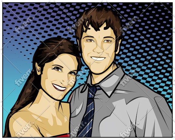 Turn your color photo into comic book art by Mousetivity