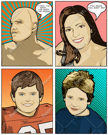 Turn your color photo into comic book art by Mousetivity
