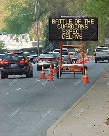 Make your own custom unique road construction sign by Superwesley