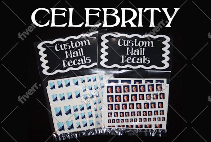 Make you a set of custom nail decals by Firesidegifts