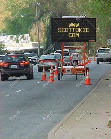 Make your own custom unique road construction sign by Superwesley