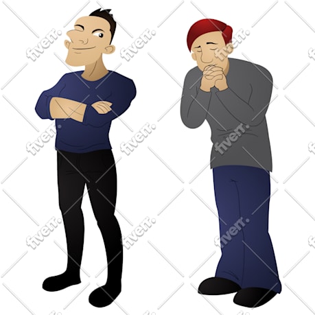 Draw you as a cartoon character by Andreiterbea