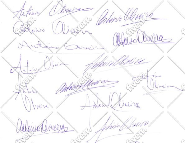 Give up to 60 hand written signature ideas by Moonike