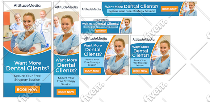 Design 13 sizes web banner ads in 24 hours by Hillstudio