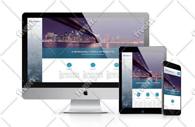 design a professional responsive business website
