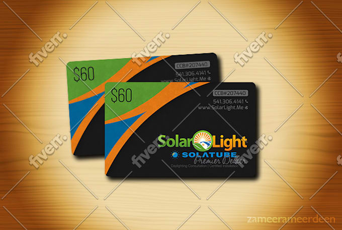 Design loyalty, gift card, amazon, shopify cards and vouchers by ...