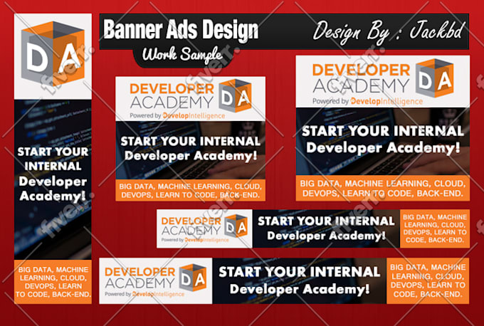 Design 7 sizes google adwords, affiliate web banner ads within 24h by ...