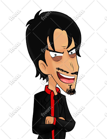 Make a cartoon caricature of you by Sweet_christine