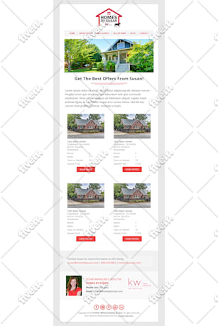 Design a responsive email template for mailchimp by Email_templet