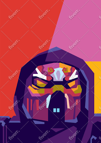 make professional awesome wpap pop art portrait