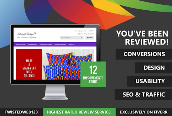 Review and improve your website with 10 tips by Twistedweb123