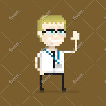 Create your pixel peep likeness by Pxl_peeps