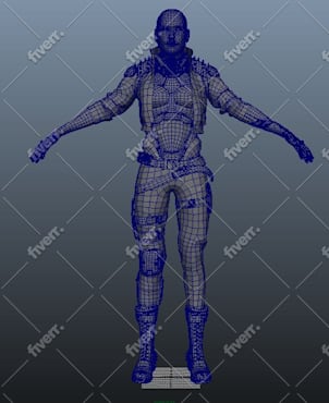 Make proper topology of your characters for animation by Devkumar3d