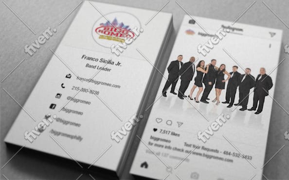 Turn your instagram into a business card by S_hammad