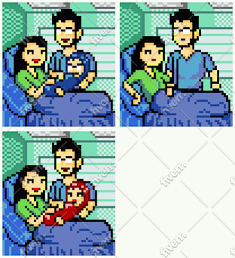 Create an 8 bit custom sprite portrait by Sab_ca