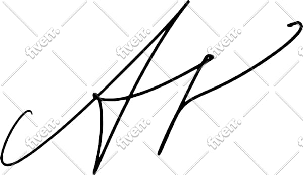 Design a professional handwritten signature by Gobliiins