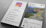 Turn your instagram into a business card by S_hammad