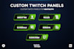 Create custom stream panels for your twitch stream overlay by Twitch ...