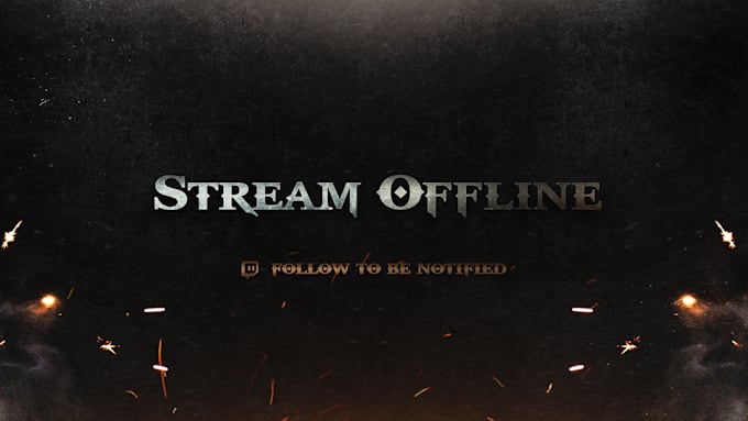 Design a stunning twitch offline screen by Illumimedia | Fiverr