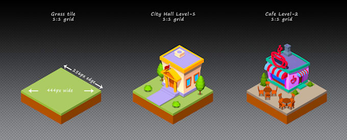Make 2d or 3d isometric game assets by Tapanshah | Fiverr