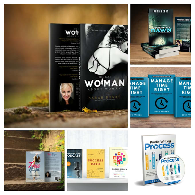 Design awesome 2d book cover by Mycykromana | Fiverr