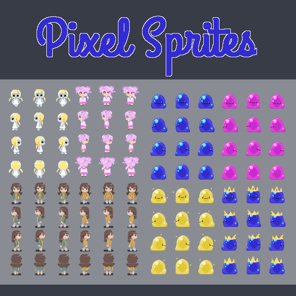 Create animated pixel sprites by Zomgtabb | Fiverr