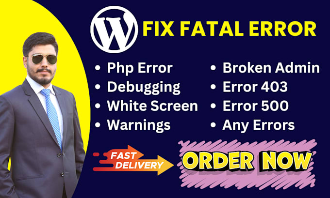 Fix memory limits,fatal error or critical error in wordpress by Graphics_khan | Fiverr