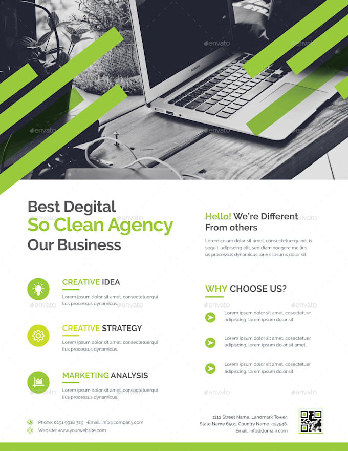 Create eye catching flyer design for you by Creativemarkmed | Fiverr