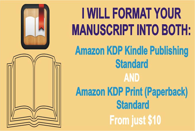 Format your manuscript into kindle and paperback by Sadikmon2008 | Fiverr