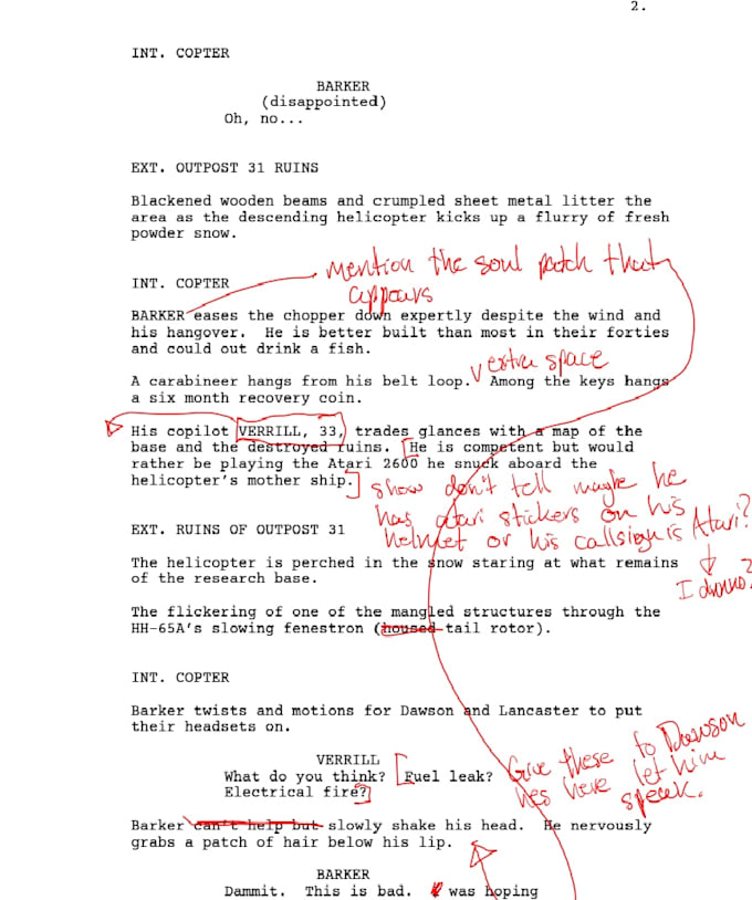 Give in depth feedback on your screenplay or script by Jeffersonalan ...