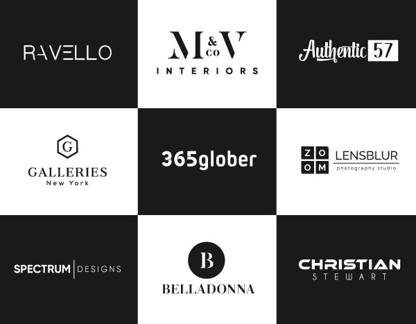 Design a clean typography logo by Delfinadesign | Fiverr