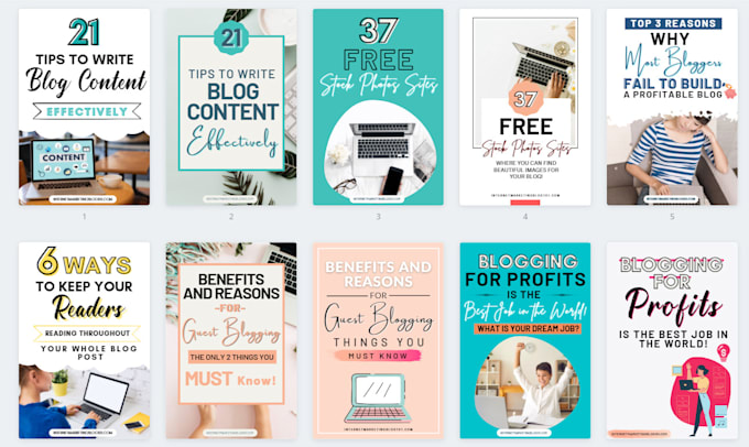 Create pinnable images for pinterest by Silvana23 | Fiverr