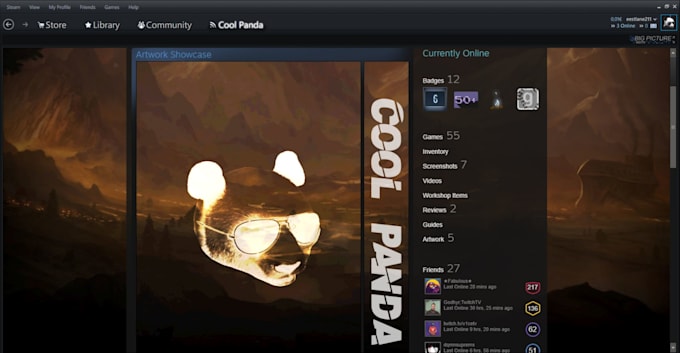Do artworks for your steam profiles by Jakobkuusk | Fiverr