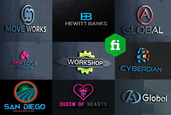 Design stunning logo with free source file by Aminur123 | Fiverr