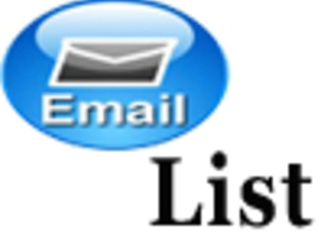 Give you a list of 2000 emails by Hgcjfvr | Fiverr