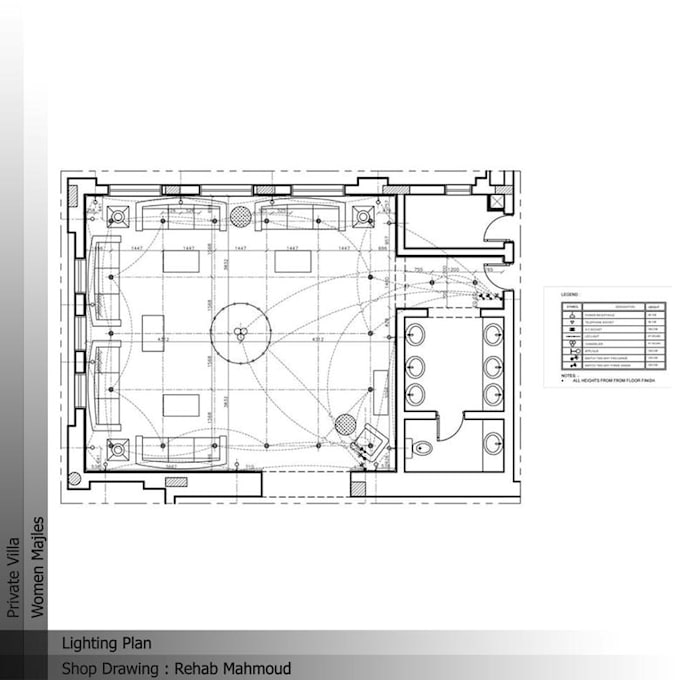 Create shop drawing for architecture and interior designs by Rehabm ...