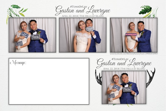 Design a fun and creative photobooth template by Christiandramos | Fiverr