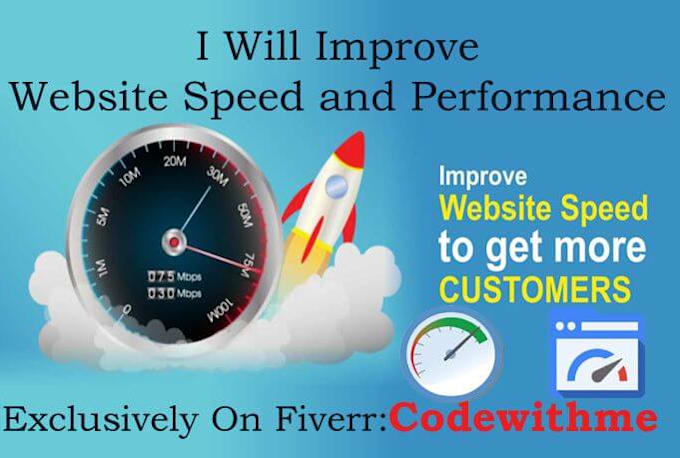 Improve website speed and performance optimization by Codewithme | Fiverr