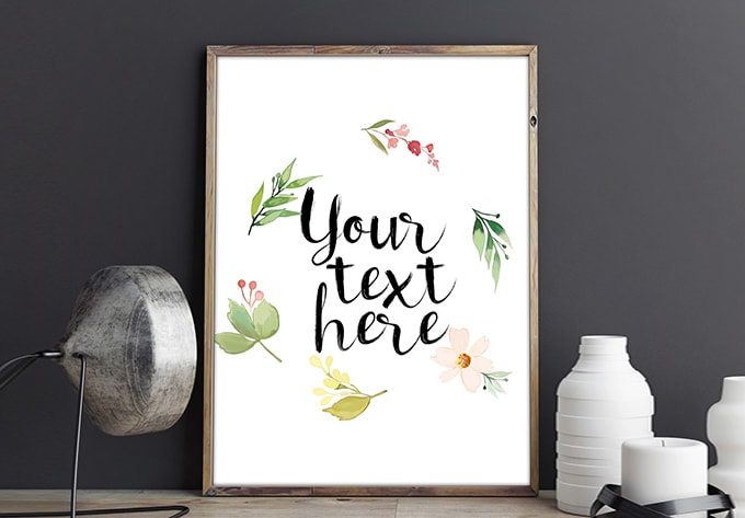 Design high resolution printable quote posters by Grafisk | Fiverr