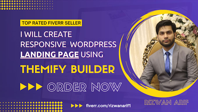 Create wordpress landing page using themify ultra by Rizwanarif1 | Fiverr