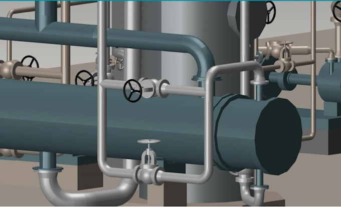 Do piping design, layout and drafting by Anilkargathara | Fiverr