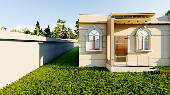 Create an awesome professional 4k architectural render by ...