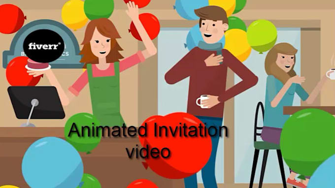 Design animated invitation video by Andymhd | Fiverr