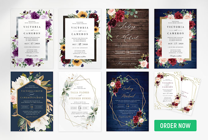 Create an amazing wedding invitation by Belayachi | Fiverr