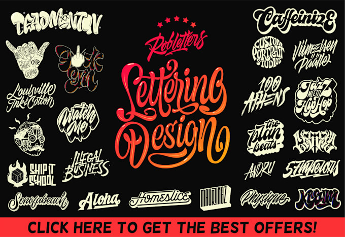 Design stunning lettering suitable for logo and merchandise by ...